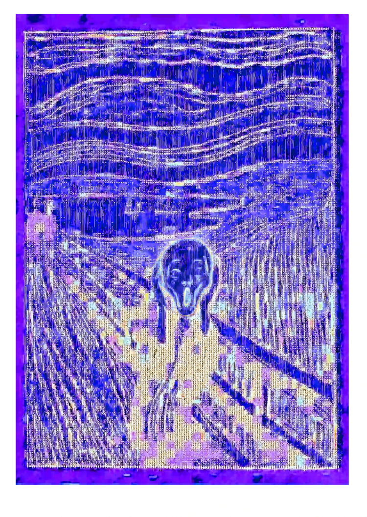 Corrupted Scream, a digital take of Munch's universal anxiety – Asprey Studio